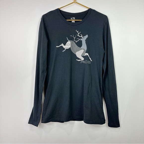 Nike ACG | Tops | Nike Vintage Acg Deer Print Long Sleeve | Poshmark